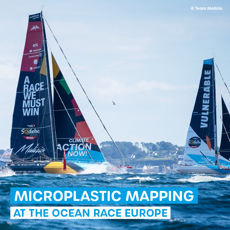 Microplastic mapping at the Ocean Race Europe - Wasser 3.0